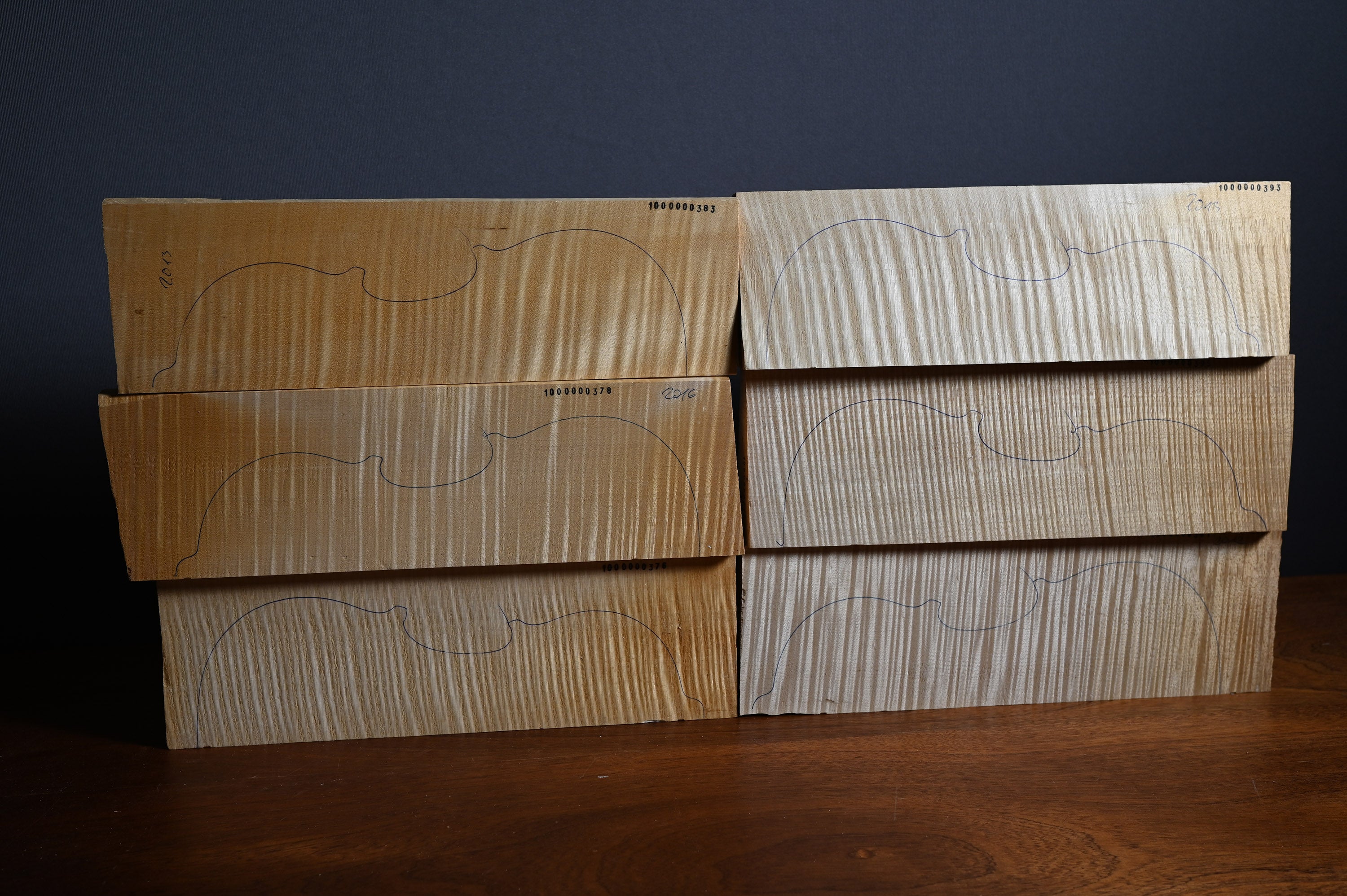 Beautiful New Violin Back Sets from Gleissner – Rauch Tonewood LLC