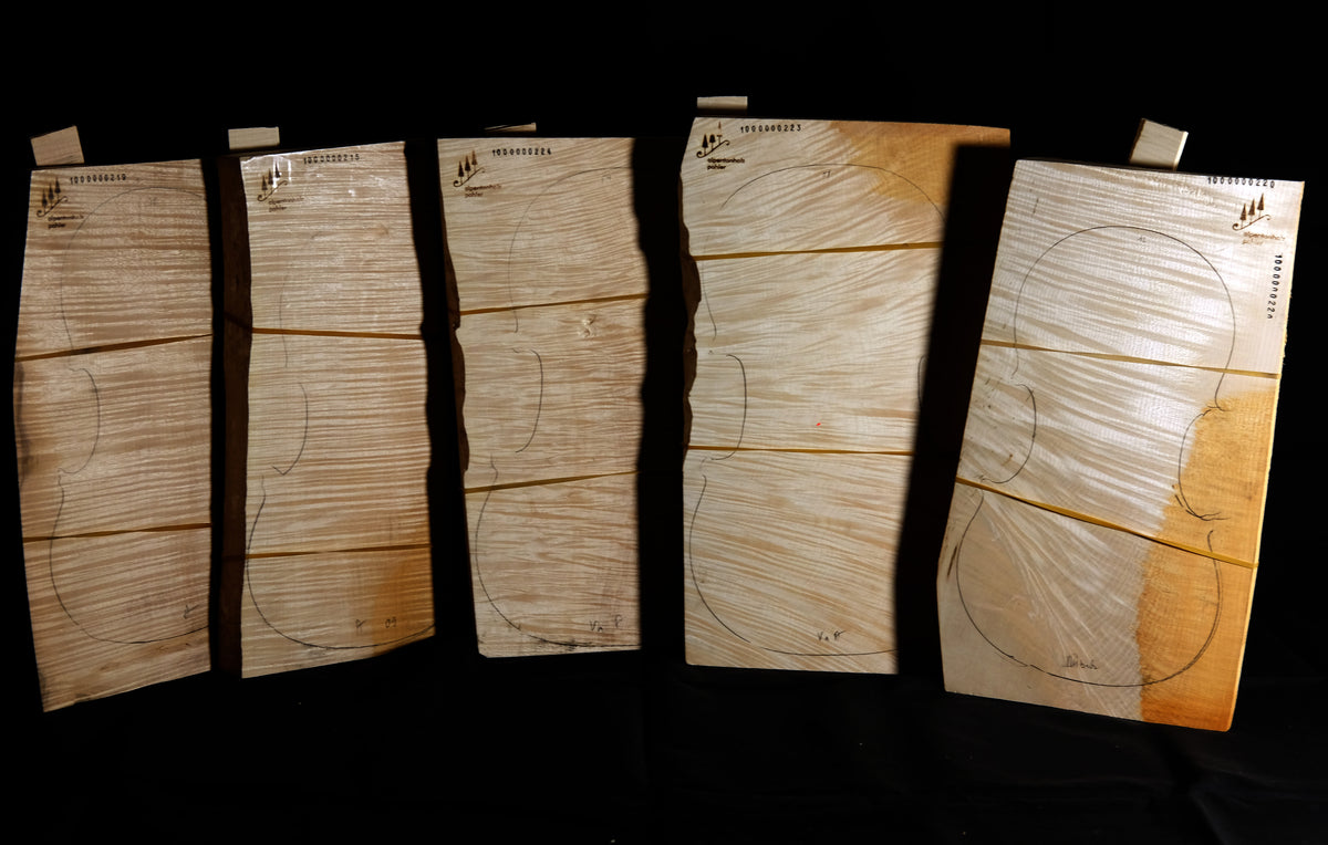 Bosnian maple backs & Swiss tops – Rauch Tonewood LLC