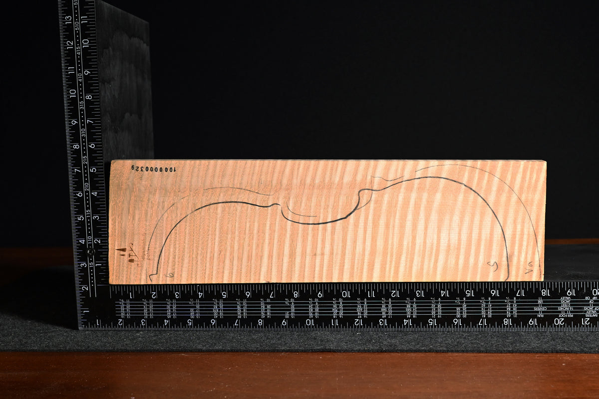 Violin/Viola back set (back, ribs, neck), #1000000329 – Rauch Tonewood LLC